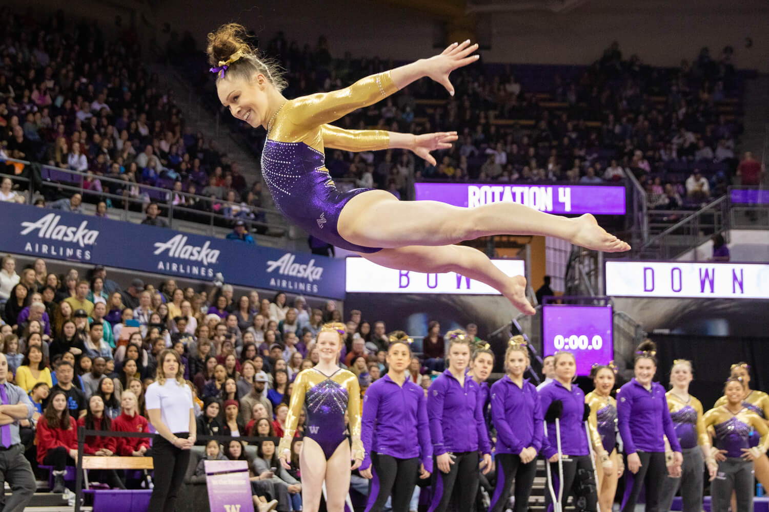 Washington Gymnastics: Washington vs UCLA - SplitPrecision Photography