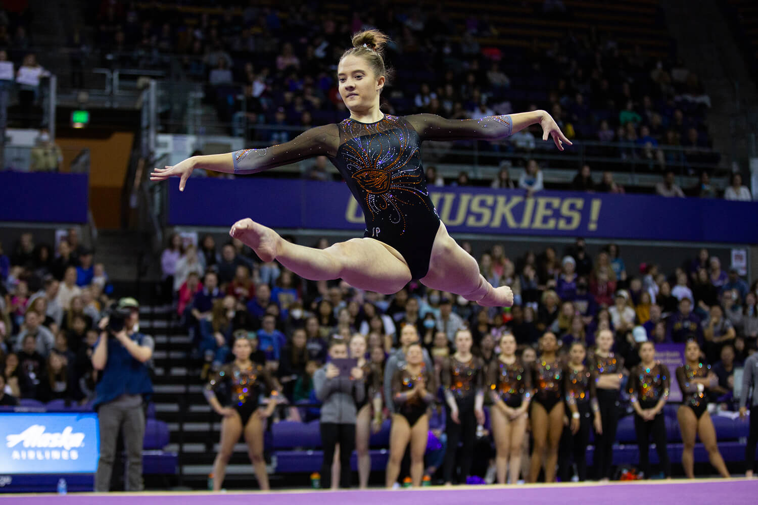 Oregon State Gymnastics: Washington vs Oregon State - SplitPrecision ...