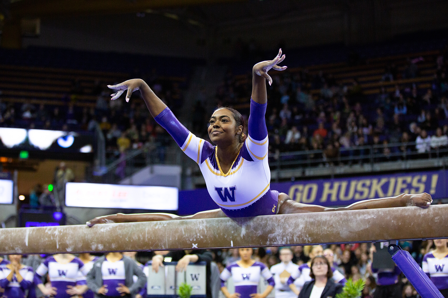 Washington Gymnastics: Washington vs Oregon State - SplitPrecision ...