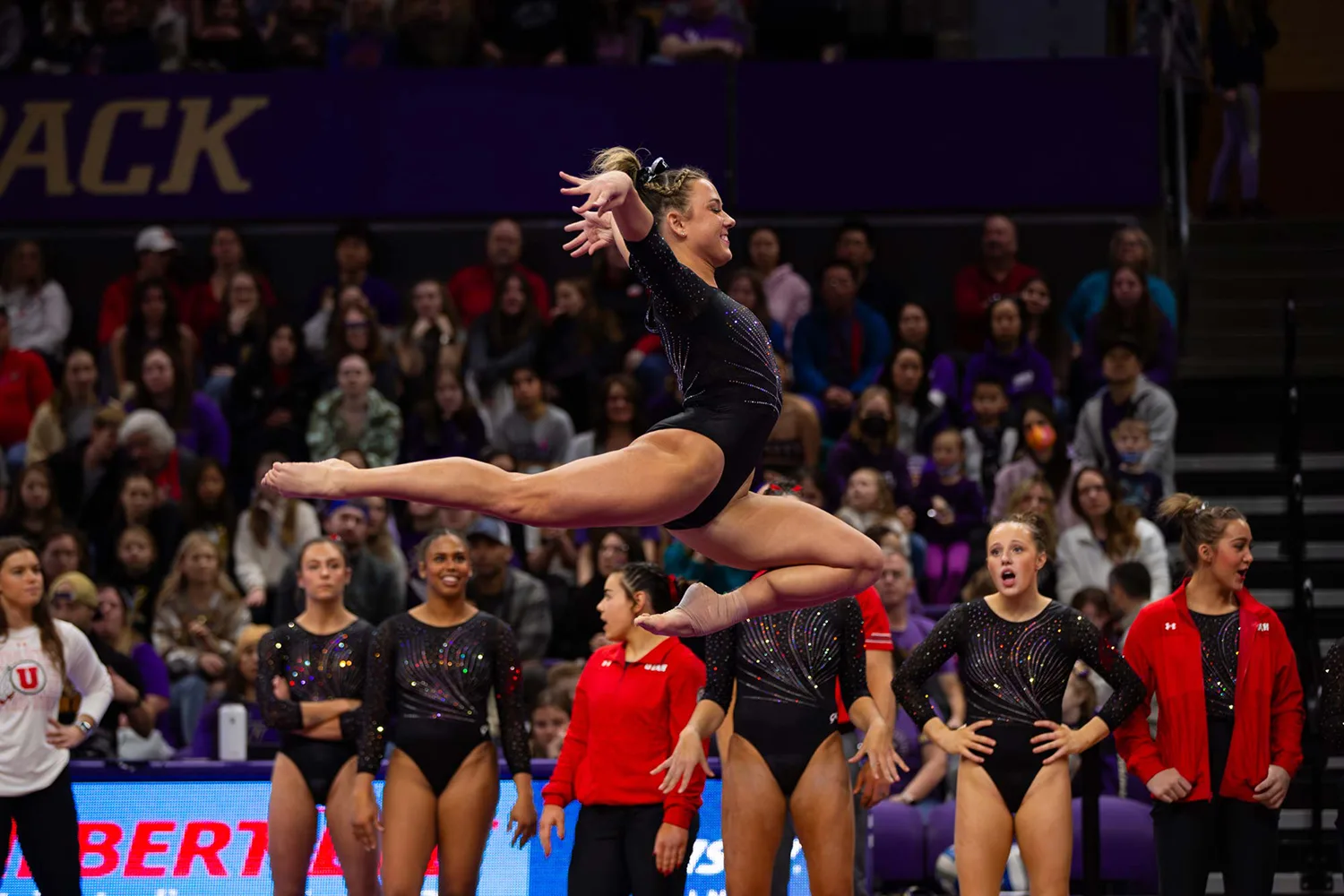Utah Gymnastics: Washington vs Utah - SplitPrecision Photography